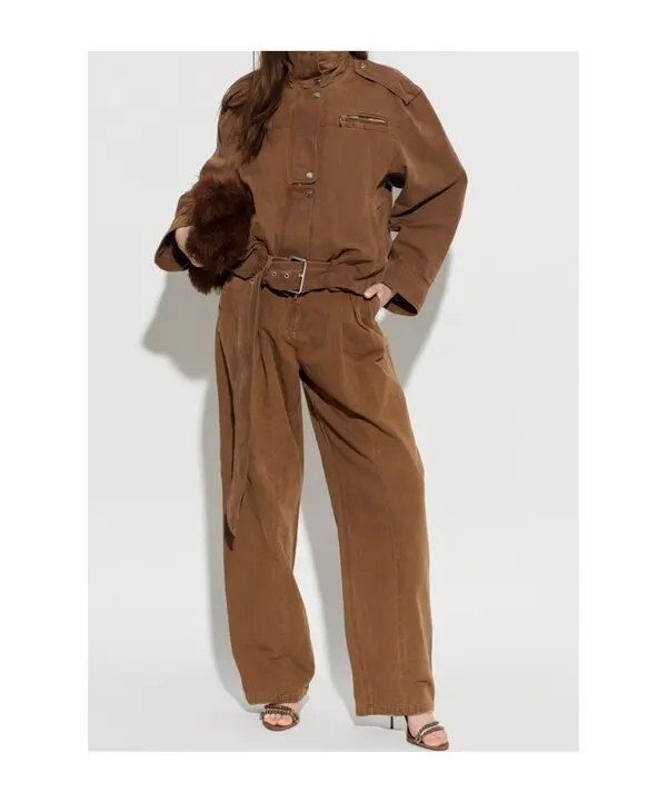 Blumarine Belted Zip Jacket