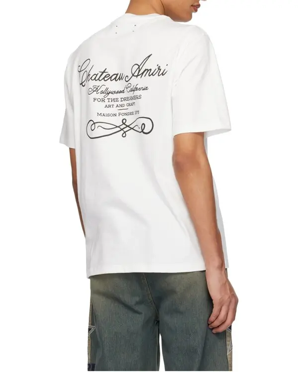 Amiri Short Sleeve Crewneck T-shirt