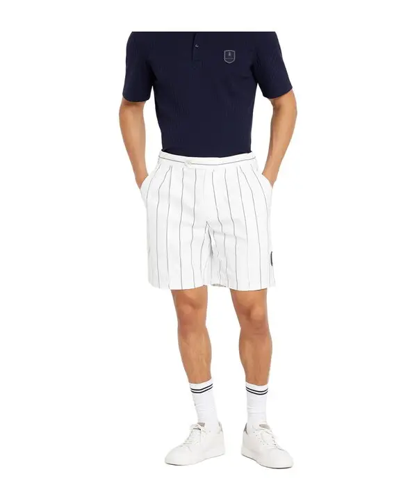 Brunello Cucinelli Striped Pleated Shorts