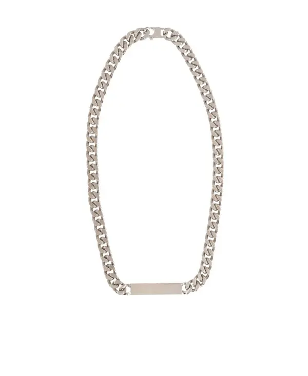 MAISON MARGIELA Logo-embossed Chain-linked Necklace - Yellow