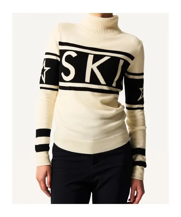 Perfect Moment Schild Jacquard Knitwear - White