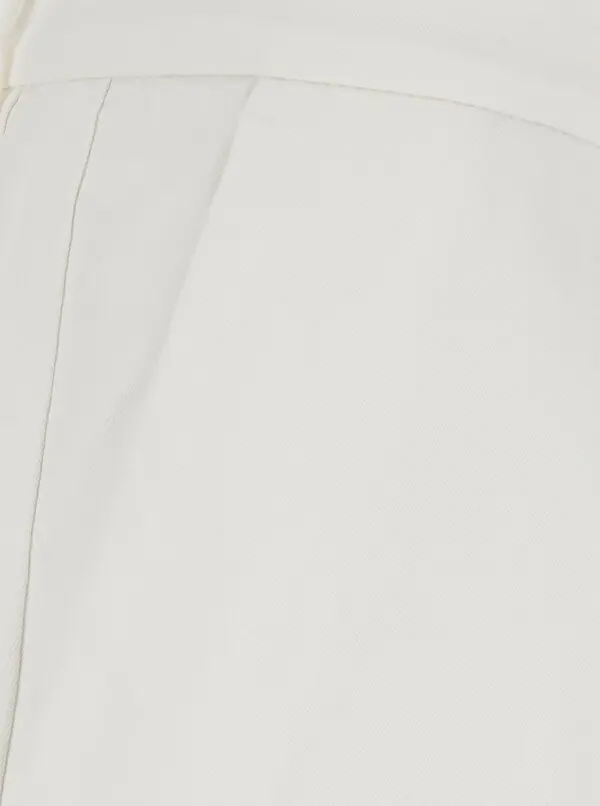 Brunello Cucinelli Pleated Straight-leg Trousers - White