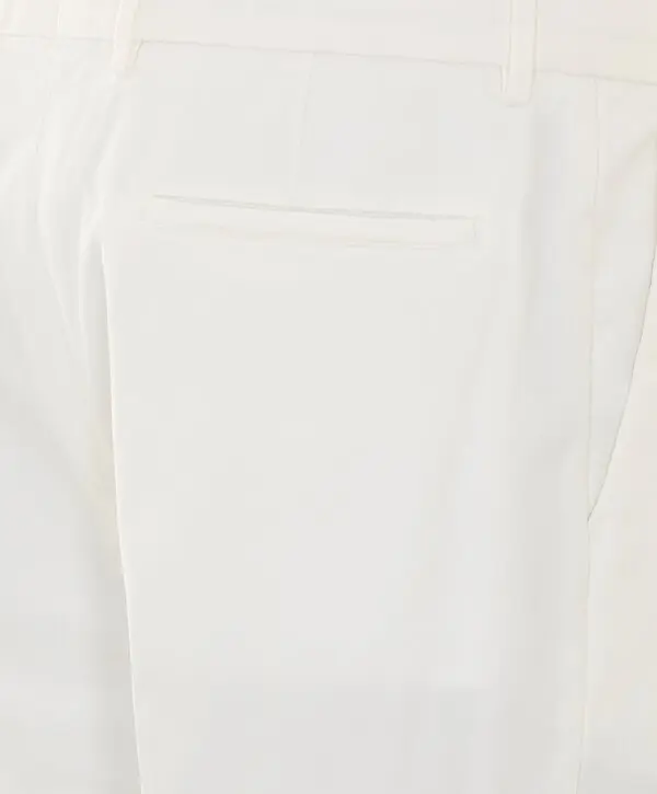 Brunello Cucinelli Pleated Straight-leg Trousers - White