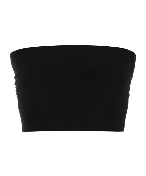 Norma Kamali Strapless Ruched Bandeau Top