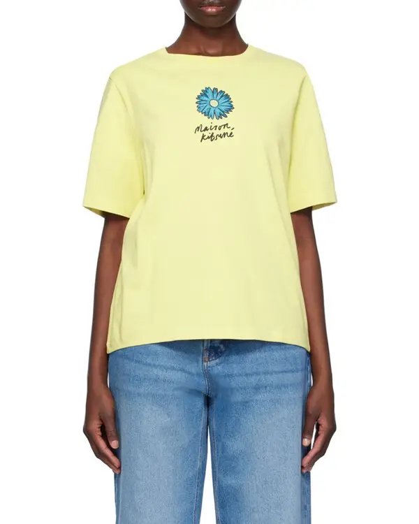 Maison Kitsuné Floating Flower Cotton T-shirt