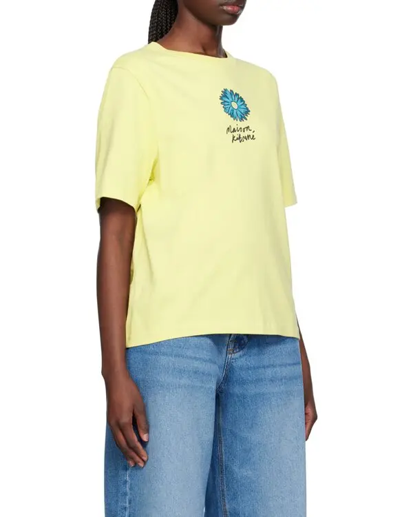 Maison Kitsuné Floating Flower Cotton T-shirt