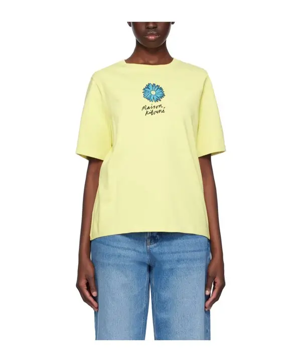 Maison Kitsuné Floating Flower Cotton T-shirt
