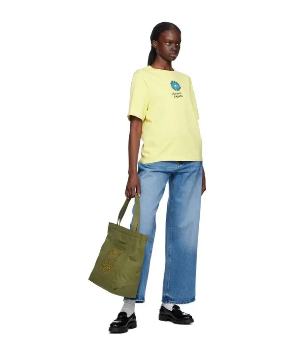 Maison Kitsuné Floating Flower Cotton T-shirt