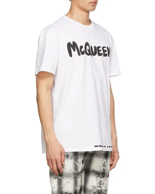 Alexander McQueen Logo Printed Crewneck T-shirt
