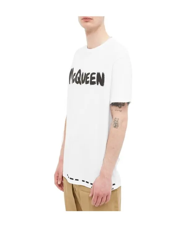 Alexander McQueen Logo Printed Crewneck T-shirt