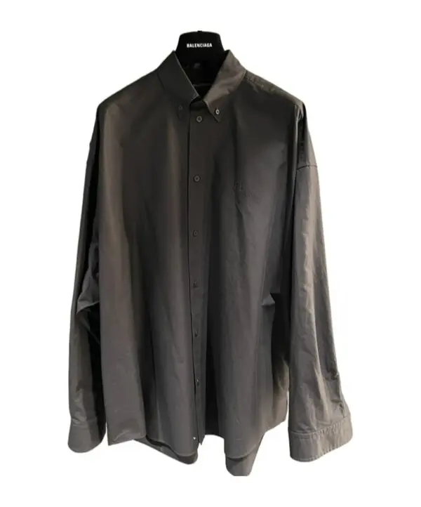 Balenciaga Collared Long-sleeve Shirt