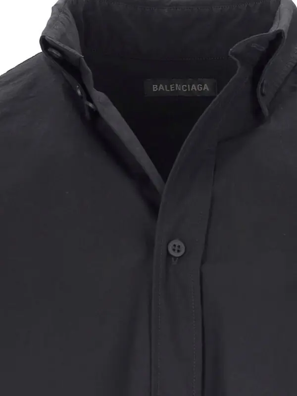 Balenciaga Collared Long-sleeve Shirt