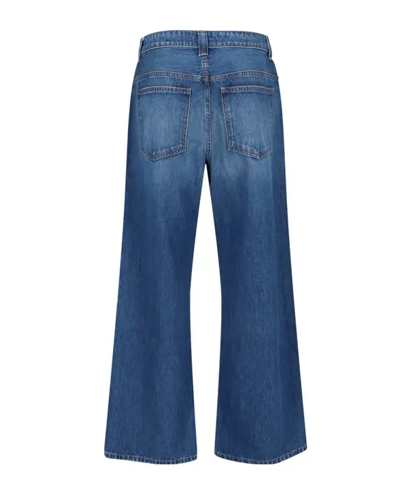 Khaite Buttoned Flared Jeans