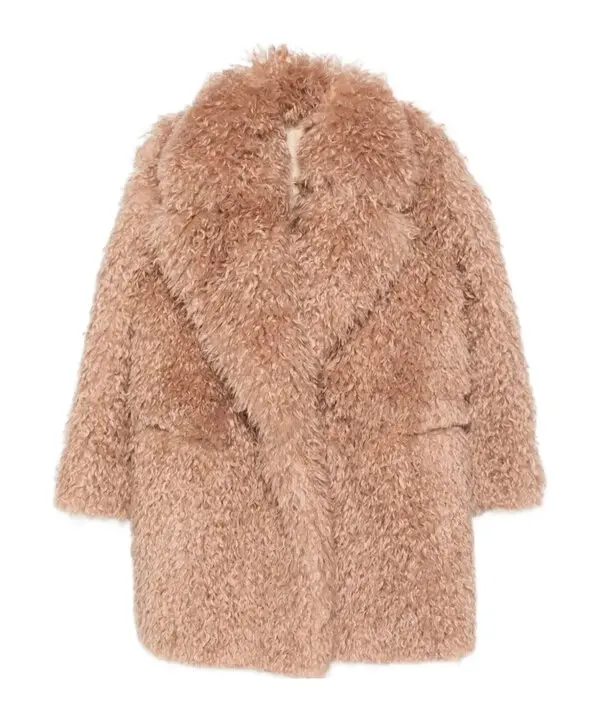 Tagliatore Astrid Fur Coat - Nude