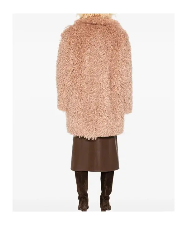 Tagliatore Astrid Fur Coat - Nude