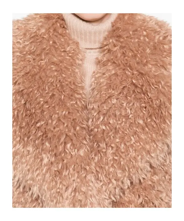 Tagliatore Astrid Fur Coat - Nude