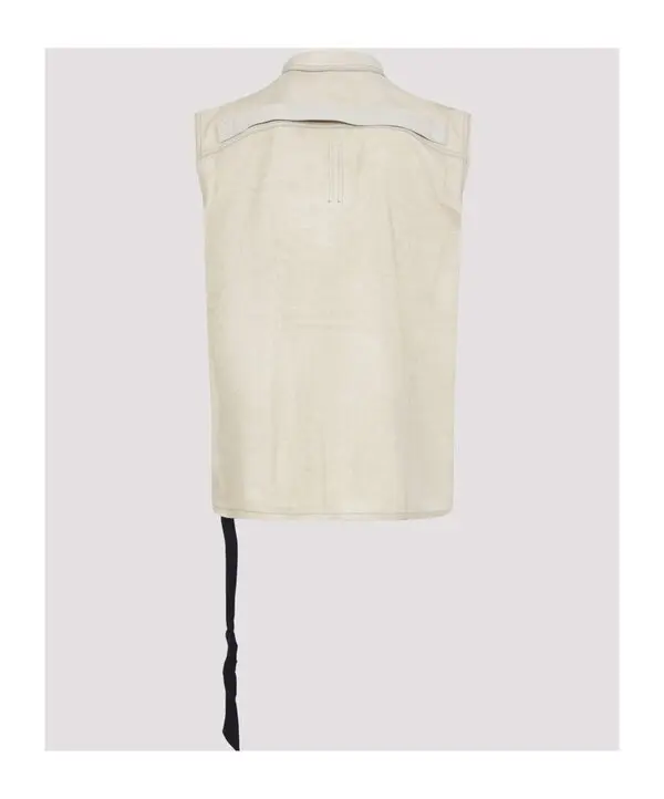Rick Owens Tommy Jumbo Sleeveless Jacket - Black