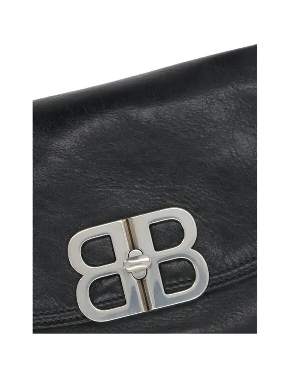 Balenciaga Flap Bb Soft Medium Shoulder Bag