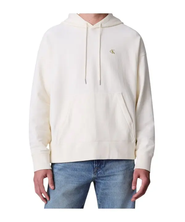 Calvin Klein Long Sleeve Hooded Sweatshirt With Embroidered Logo