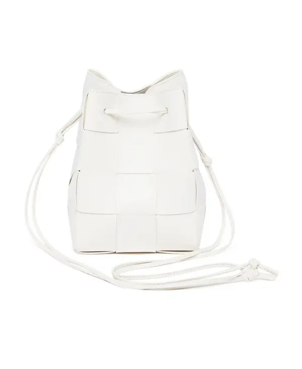 Bottega Veneta Small Cassette Shoulder Bag - White