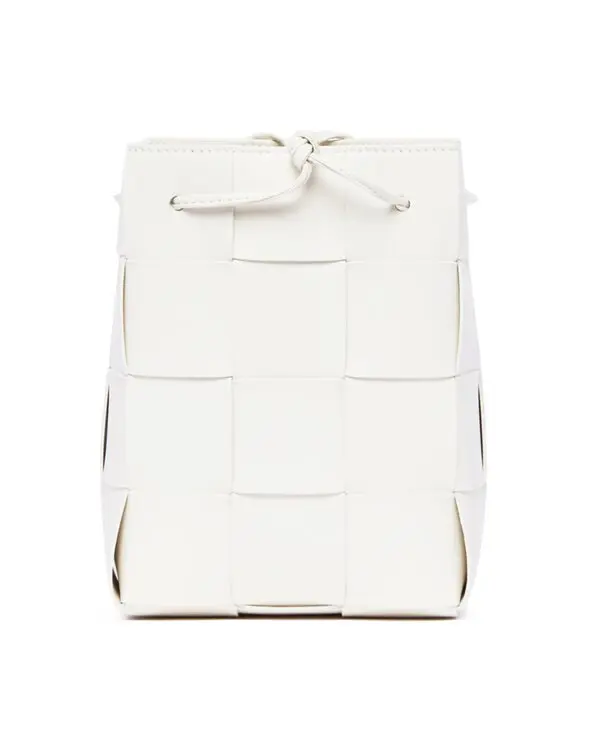 Bottega Veneta Small Cassette Shoulder Bag - White