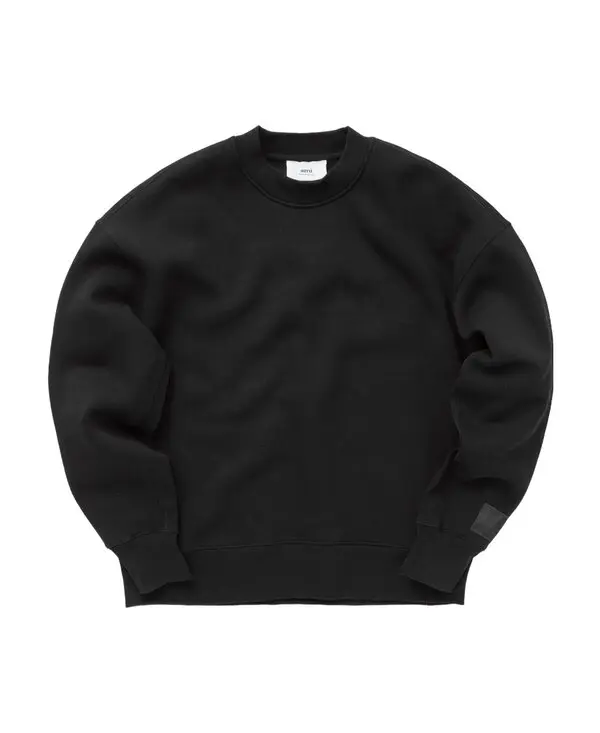 AMI Paris Crewneck Sweatshirt With Logo Patch