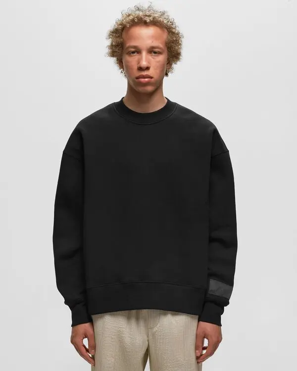 AMI Paris Crewneck Sweatshirt With Logo Patch