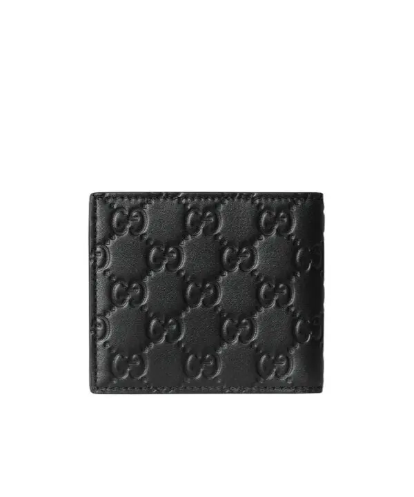Gucci Gg Emblem Bi-fold Wallet - Black