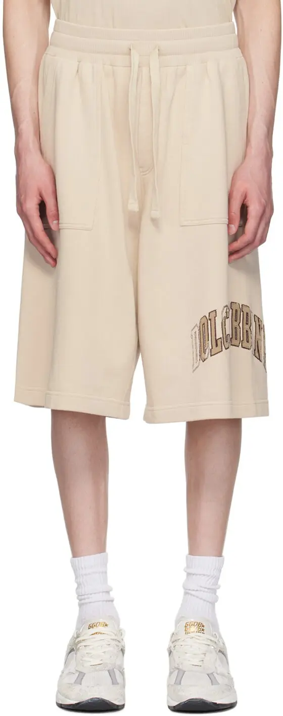 Dolce & Gabbana Logo Embroidered Jogging Shorts