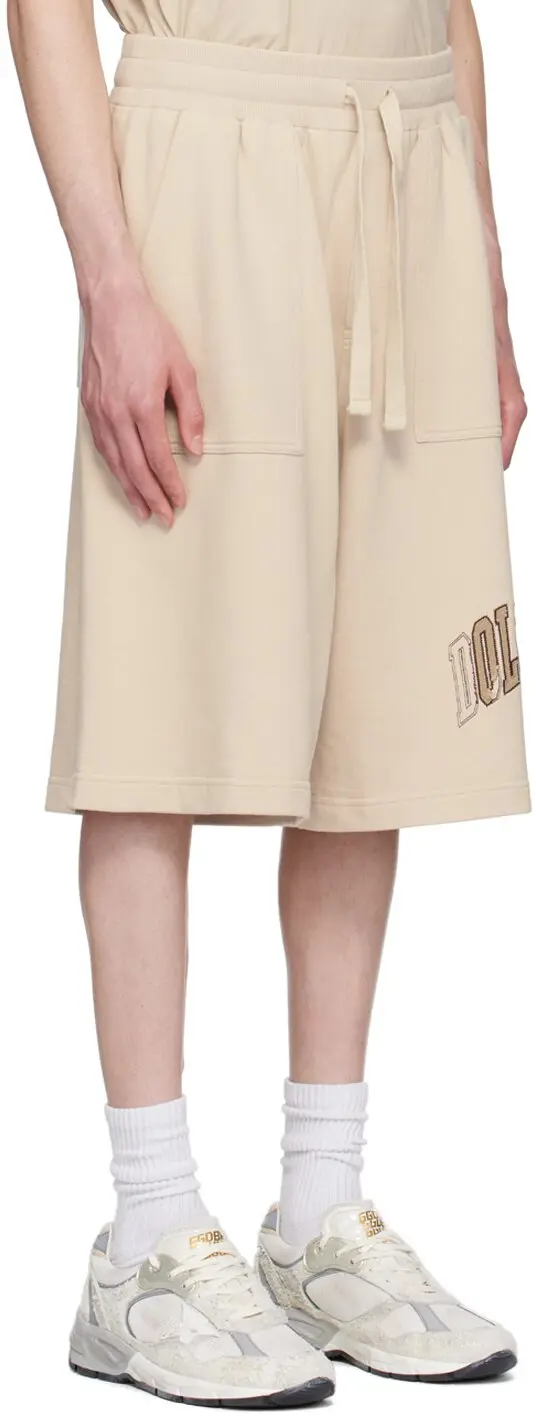 Dolce & Gabbana Logo Embroidered Jogging Shorts