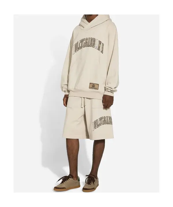 Dolce & Gabbana Logo Embroidered Jogging Shorts