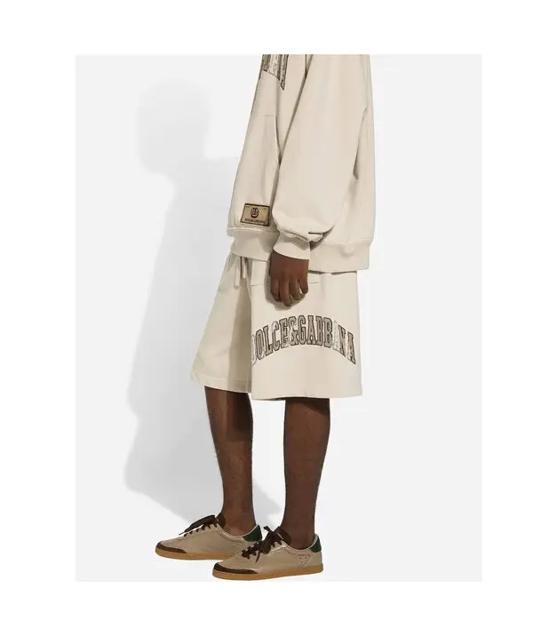 Dolce & Gabbana Logo Embroidered Jogging Shorts