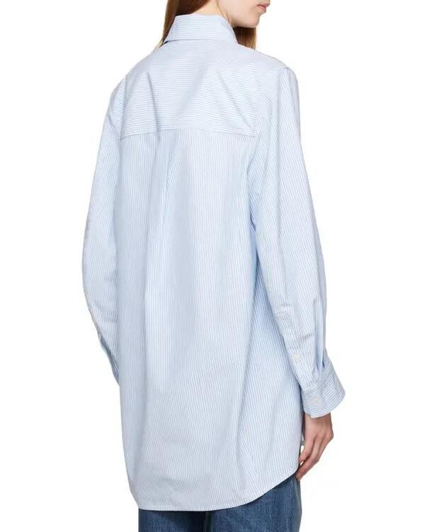 Bottega Veneta Striped Oversized Button-up Shirt