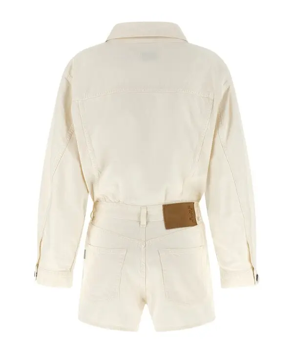 HAIKURE Elle Authentic Lax Short Jumpsuit - White