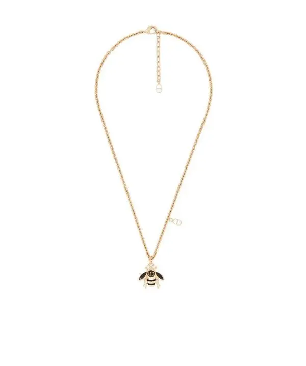 Dior Bee Pendant Necklace - Yellow