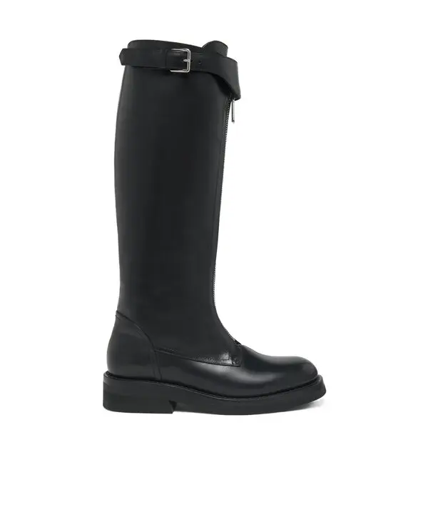 Alexander McQueen Buckled Zip Knee-high Boots