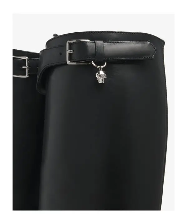 Alexander McQueen Buckled Zip Knee-high Boots