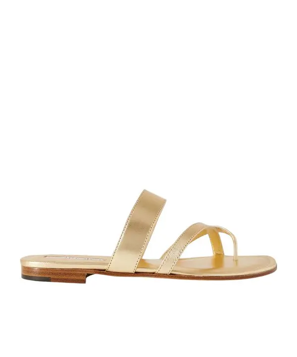 Manolo Blahnik Calla" Flat Sandals