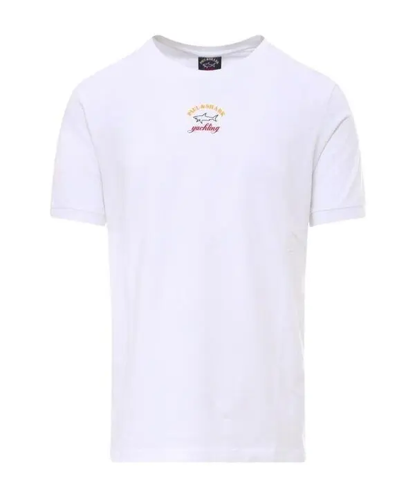 PAUL  SHARK Crew Neck Printed Logo T-shirt