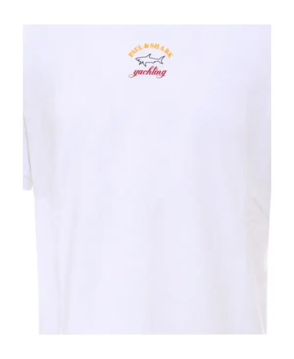 PAUL  SHARK Crew Neck Printed Logo T-shirt