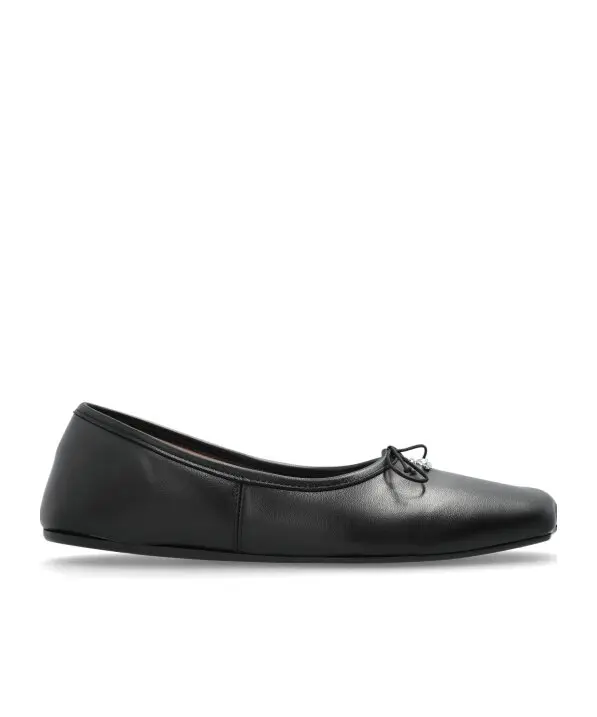 VIVIENNE WESTWOOD Brigitte Orb-plaque Ballerina Flats - Black