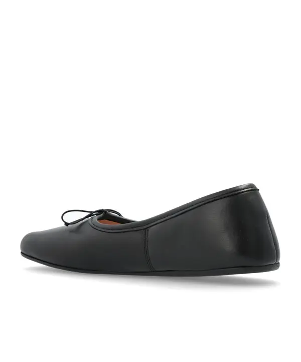 VIVIENNE WESTWOOD Brigitte Orb-plaque Ballerina Flats - Black