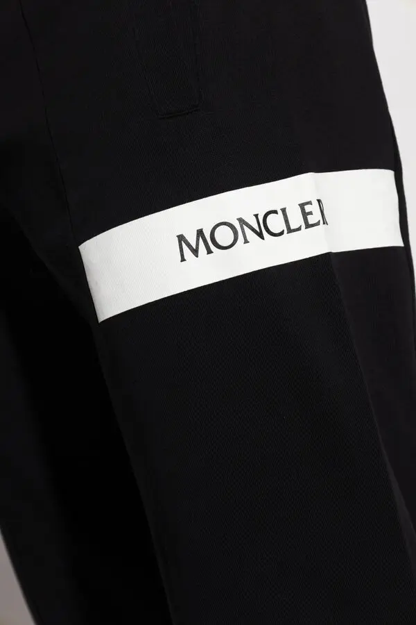 Moncler Logo Printed Drawstring Trousers