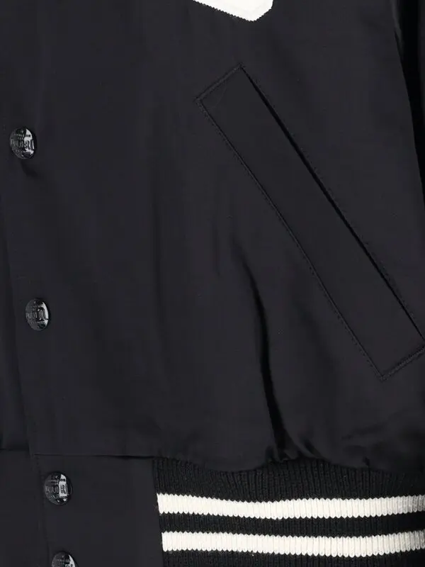Polo Ralph Lauren Logo Buttoned Bomber Jacket