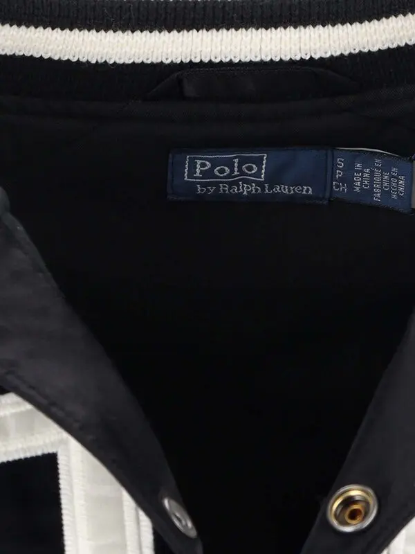 Polo Ralph Lauren Logo Buttoned Bomber Jacket