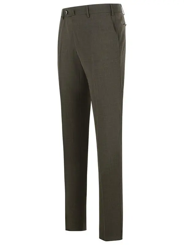 PT TORINO Slim Fit Straight-leg Pants - Black