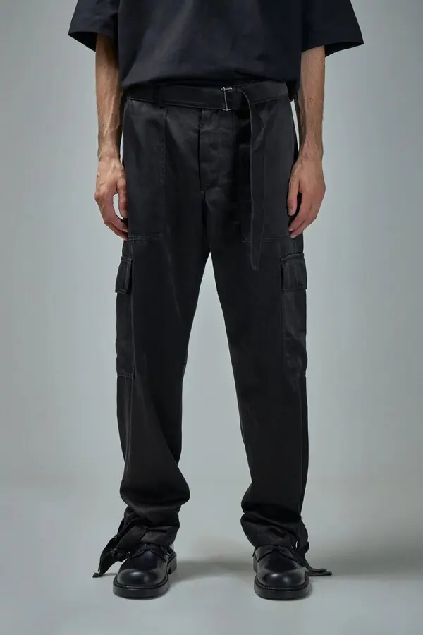 Dries Van Noten Belted Cargo Trousers