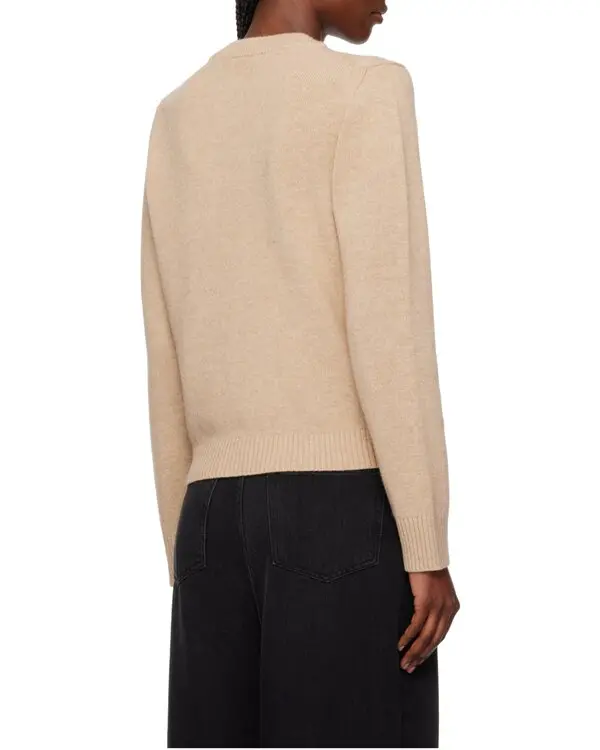 GANNI Banana Intarsia Knit Crewneck Jumper