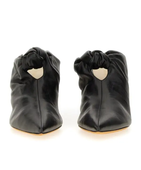 Khaite Rowan Pointed-toe Mules - Black