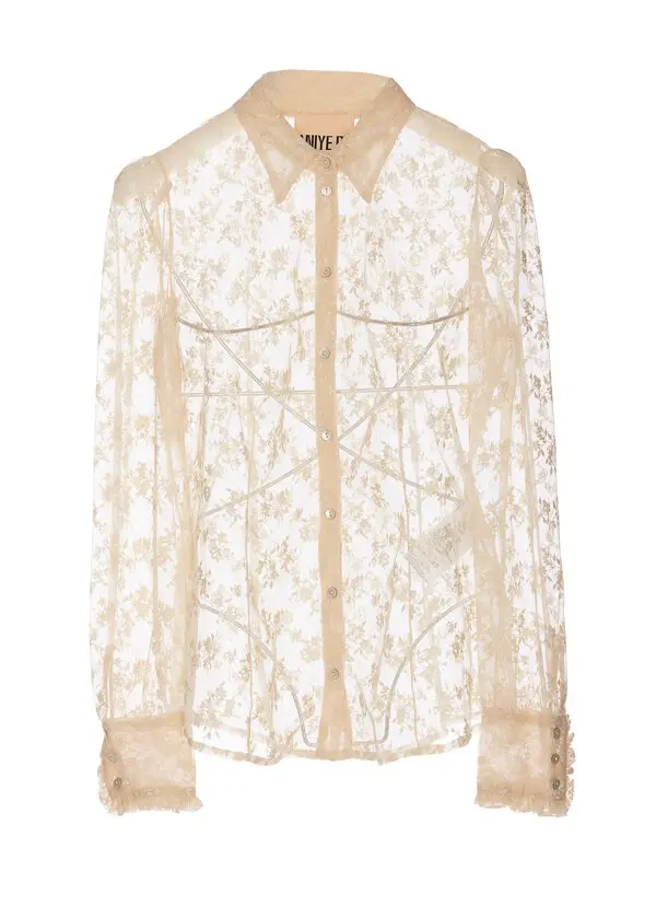 ANIYE BY Lace Button-front Shirt